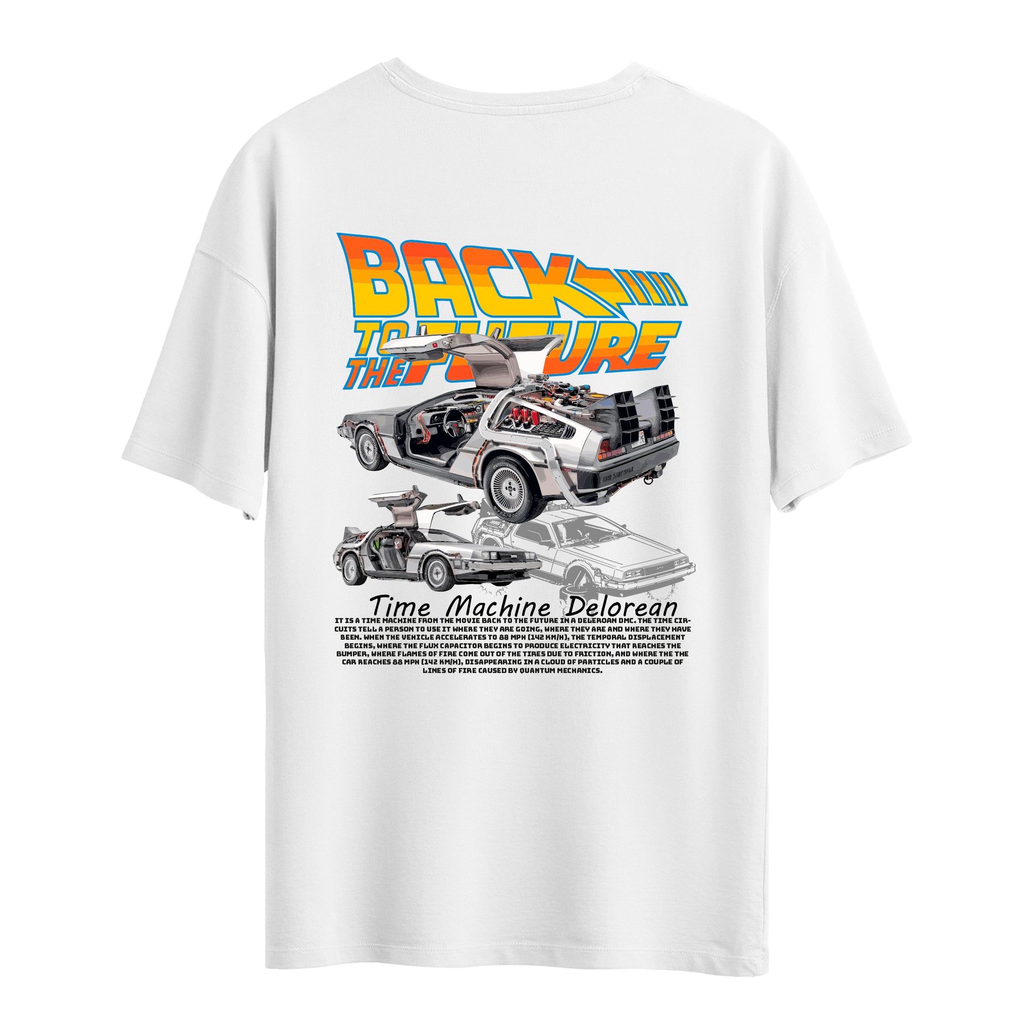 Delorean Time Machine - Oversize T-Shirt