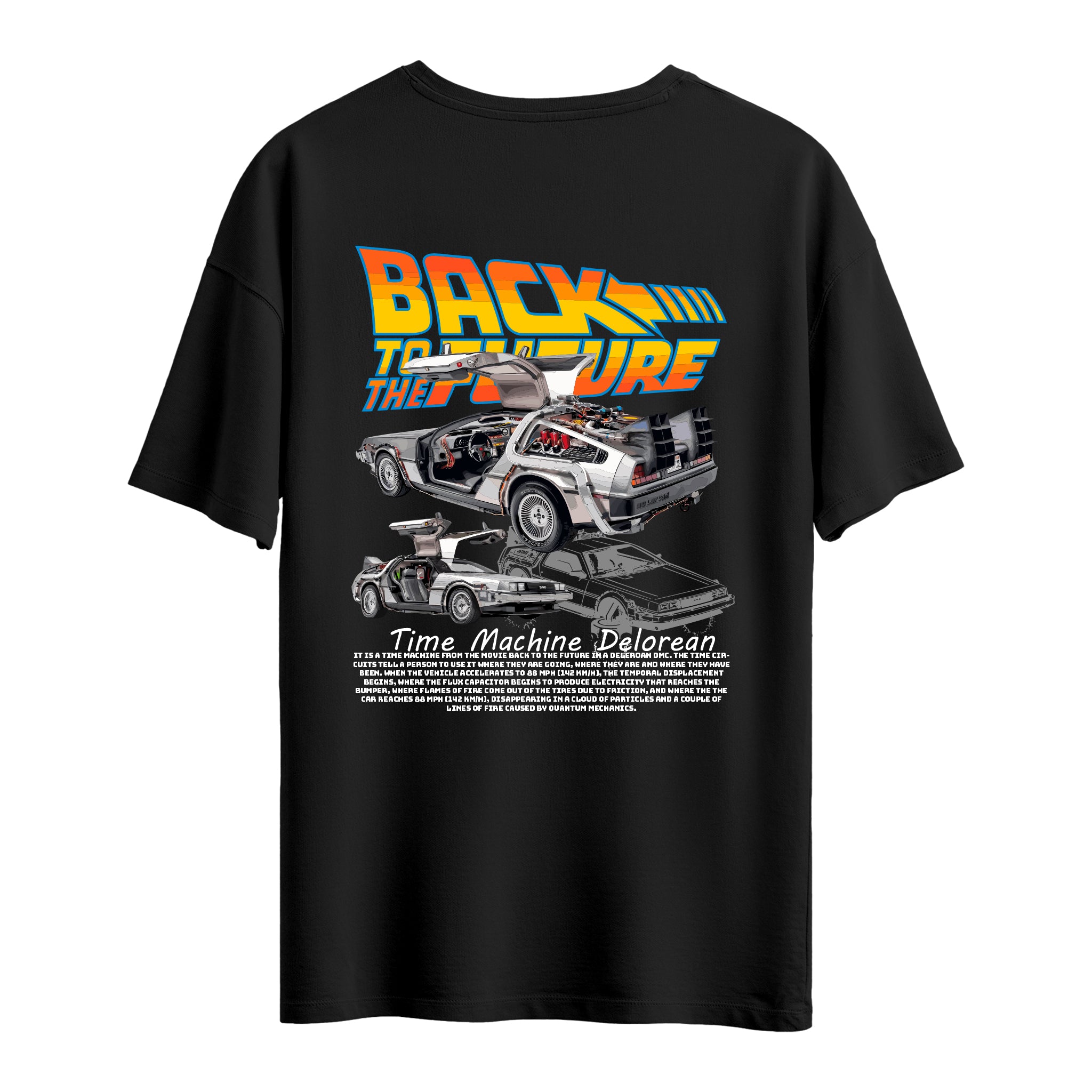 Delorean Time Machine - Oversize T-Shirt