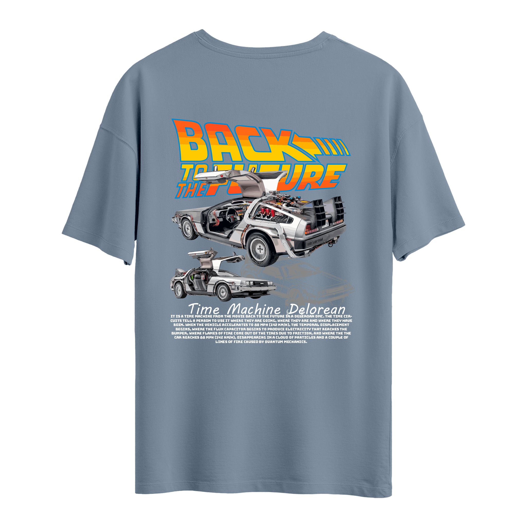 Delorean Time Machine - Oversize T-Shirt